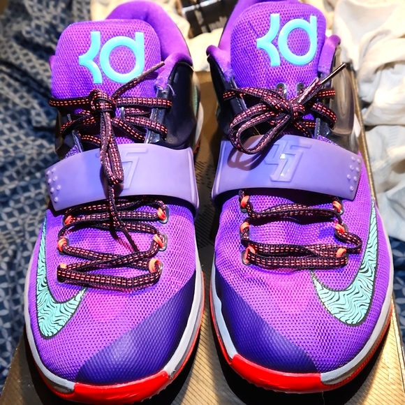 Nike | Shoes | Nike Kd Vii Size 5 Purple Colorway | Poshmark